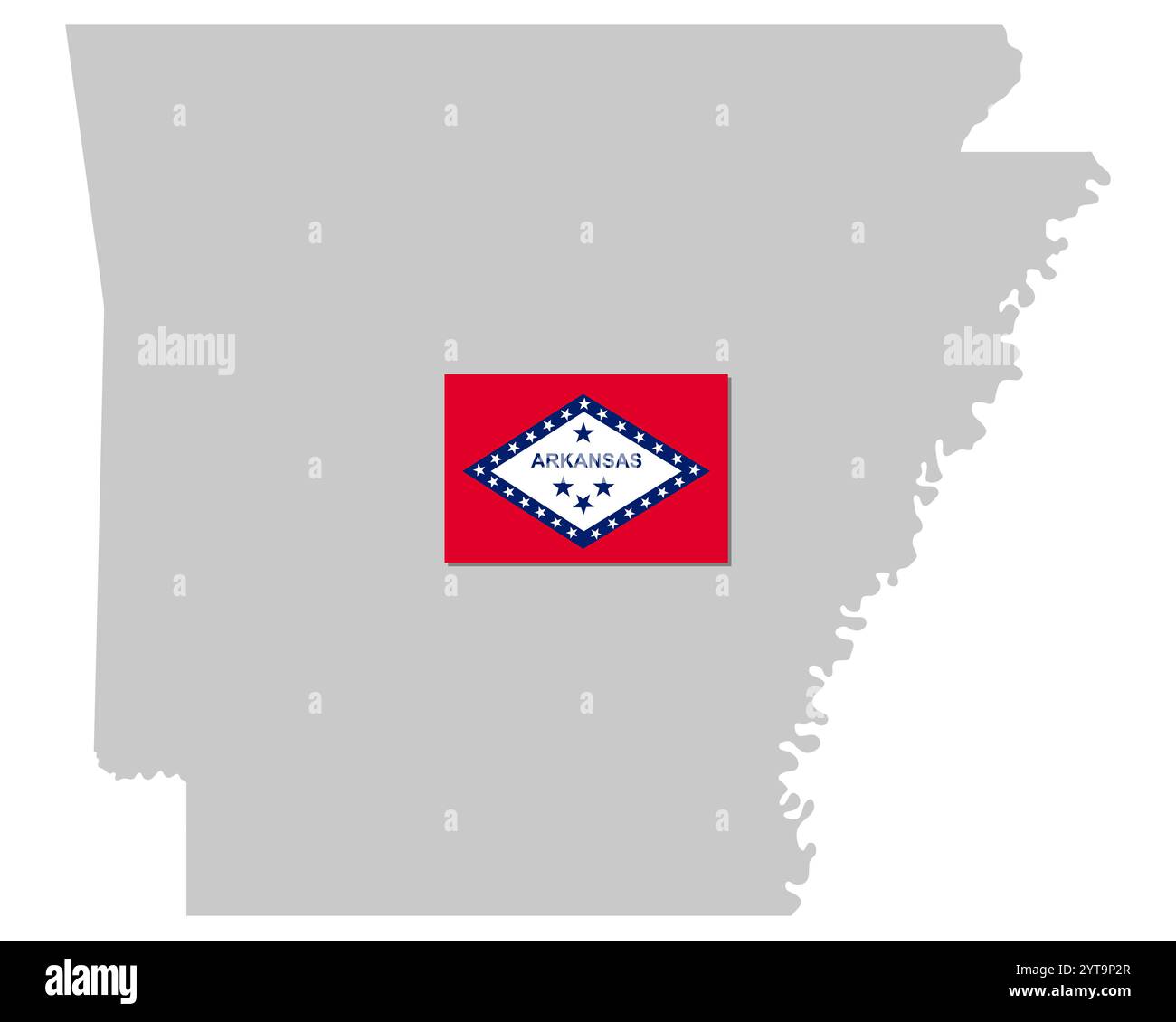 Map arkansas hi-res stock photography and images - Alamy