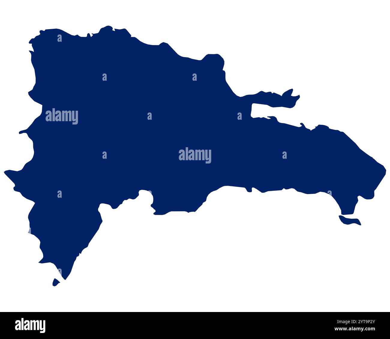Map dominican republic in Cut Out Stock Images & Pictures - Alamy