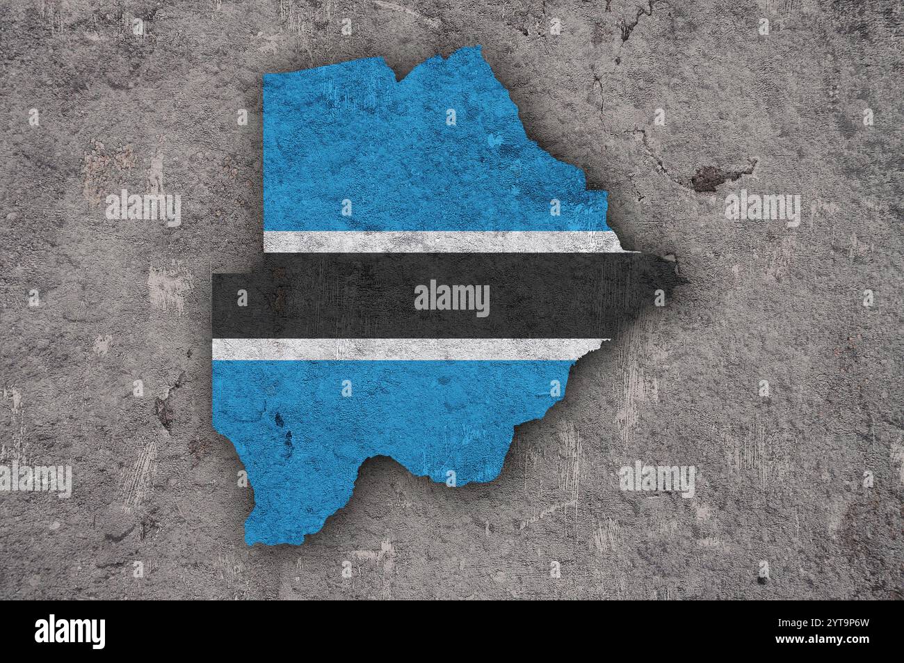 Botswana outline silhouette map hi-res stock photography and images - Alamy