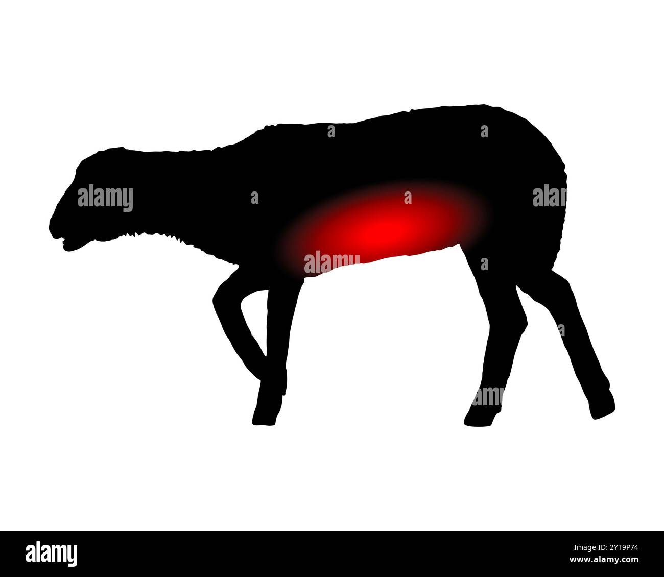 Sickness stomach ache pain Cut Out Stock Images & Pictures - Alamy