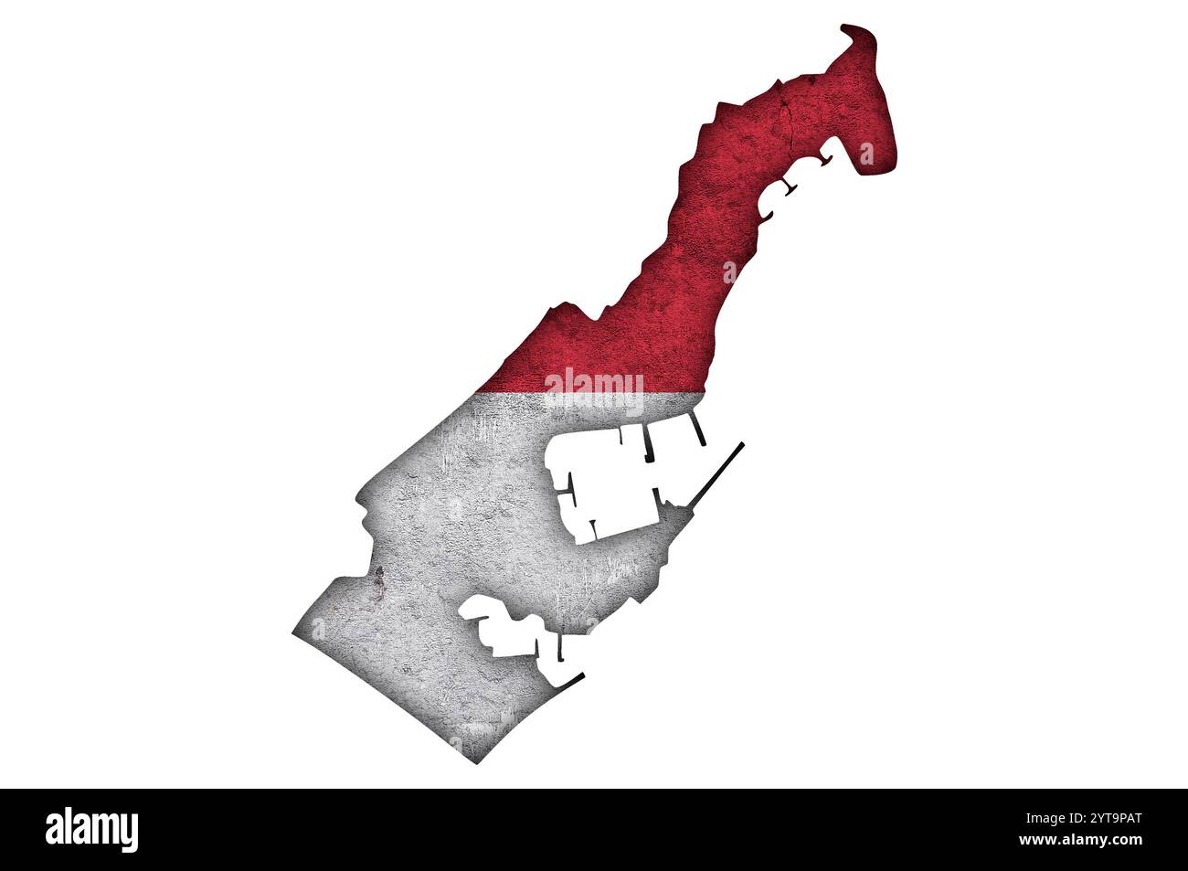 Monaco national map hi-res stock photography and images - Alamy