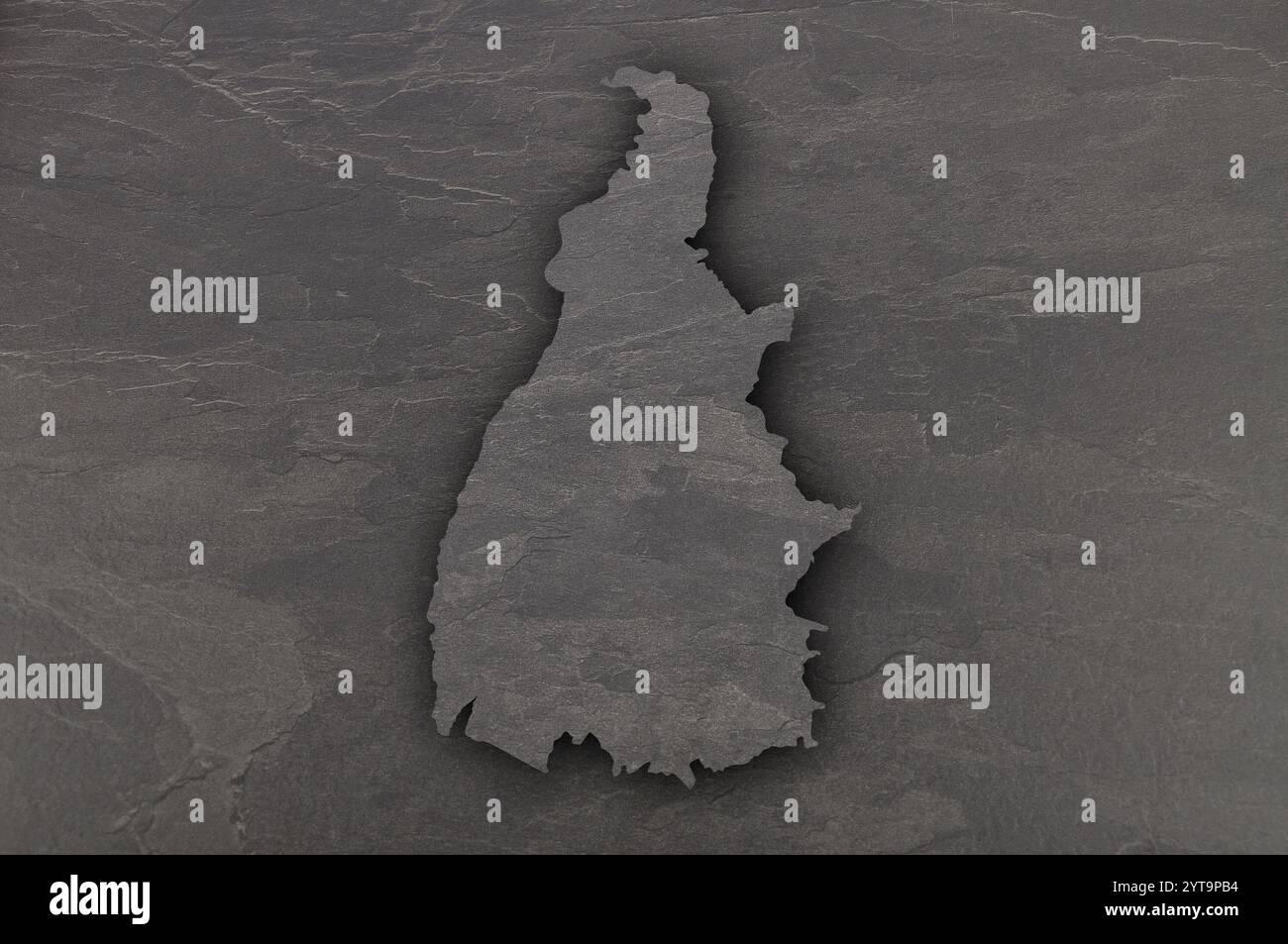 Map of Tocantins on dark slate Stock Photo - Alamy