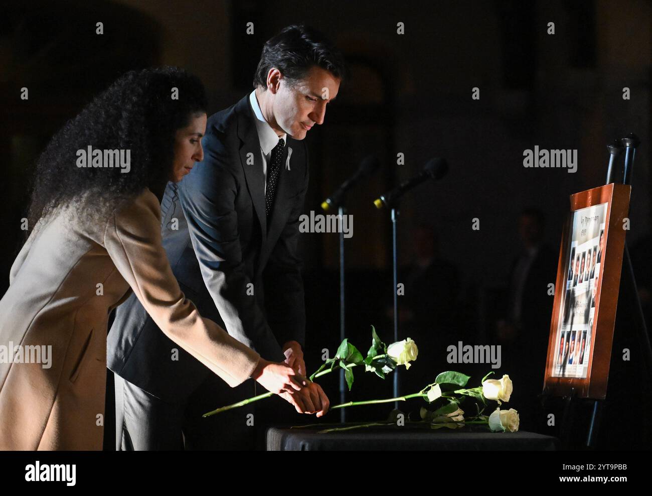 Montreal, Canada. 06th Dec, 2024. Prime Minister Justin Trudeau and MP ...