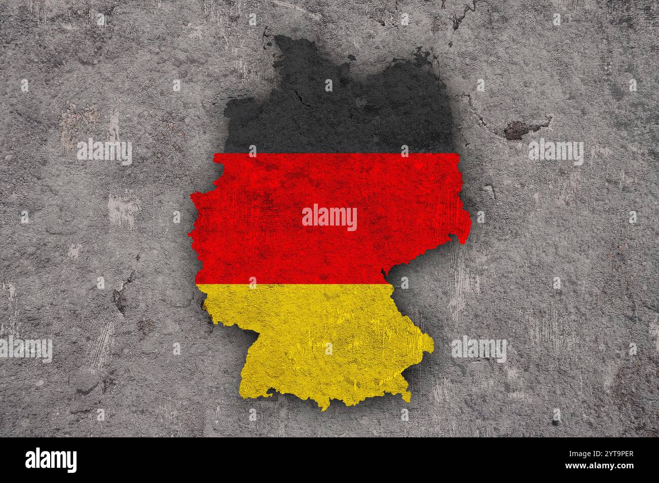Germany flag colours map hi-res stock photography and images - Alamy