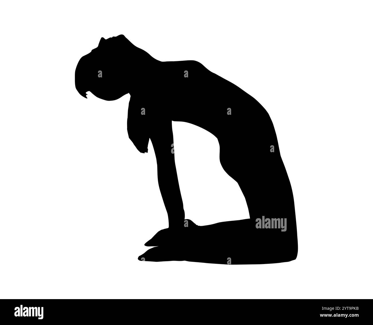 Black woman doing exercise Black and White Stock Photos & Images - Alamy