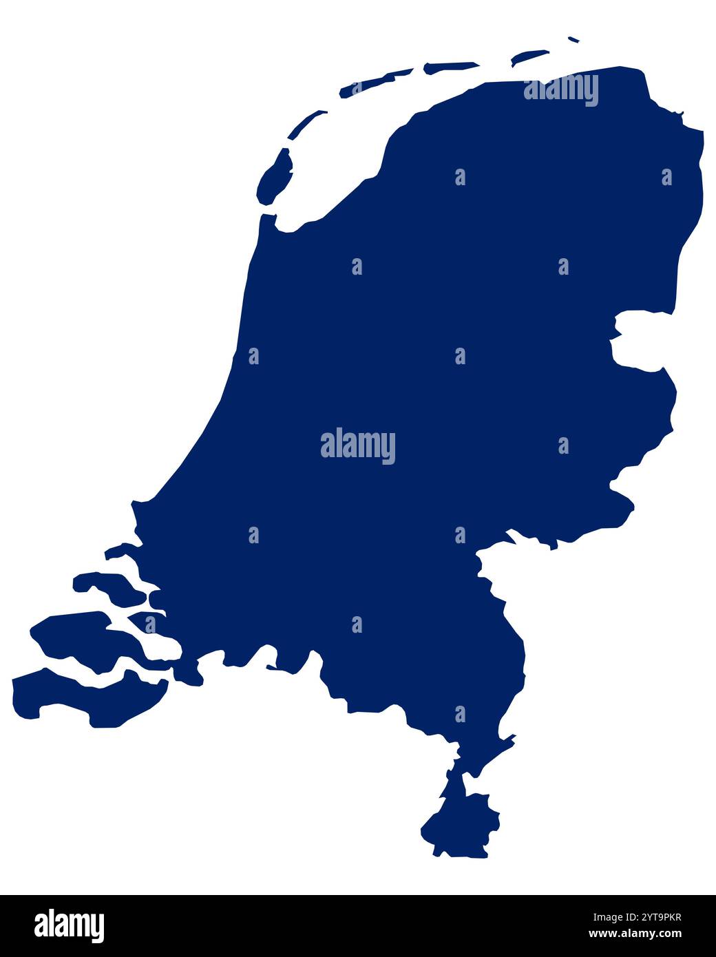 Netherlands silhouette map hi-res stock photography and images - Alamy