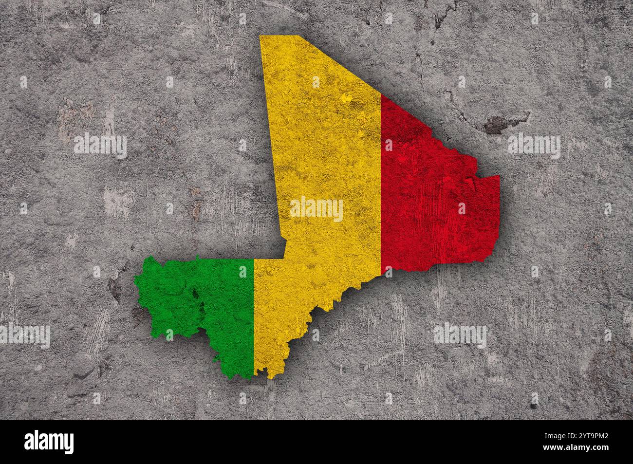 Outline map of mali hi-res stock photography and images - Alamy