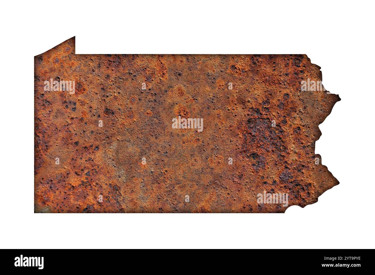 Pennsylvania on map usa hi-res stock photography and images - Alamy