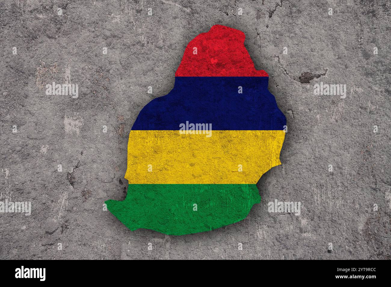 Mauritius flag map hi-res stock photography and images - Alamy
