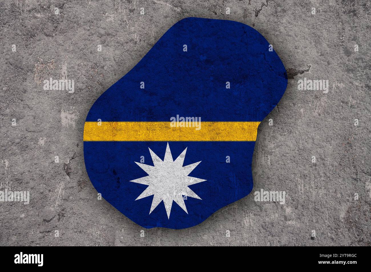 Nauru flag map hi-res stock photography and images - Alamy