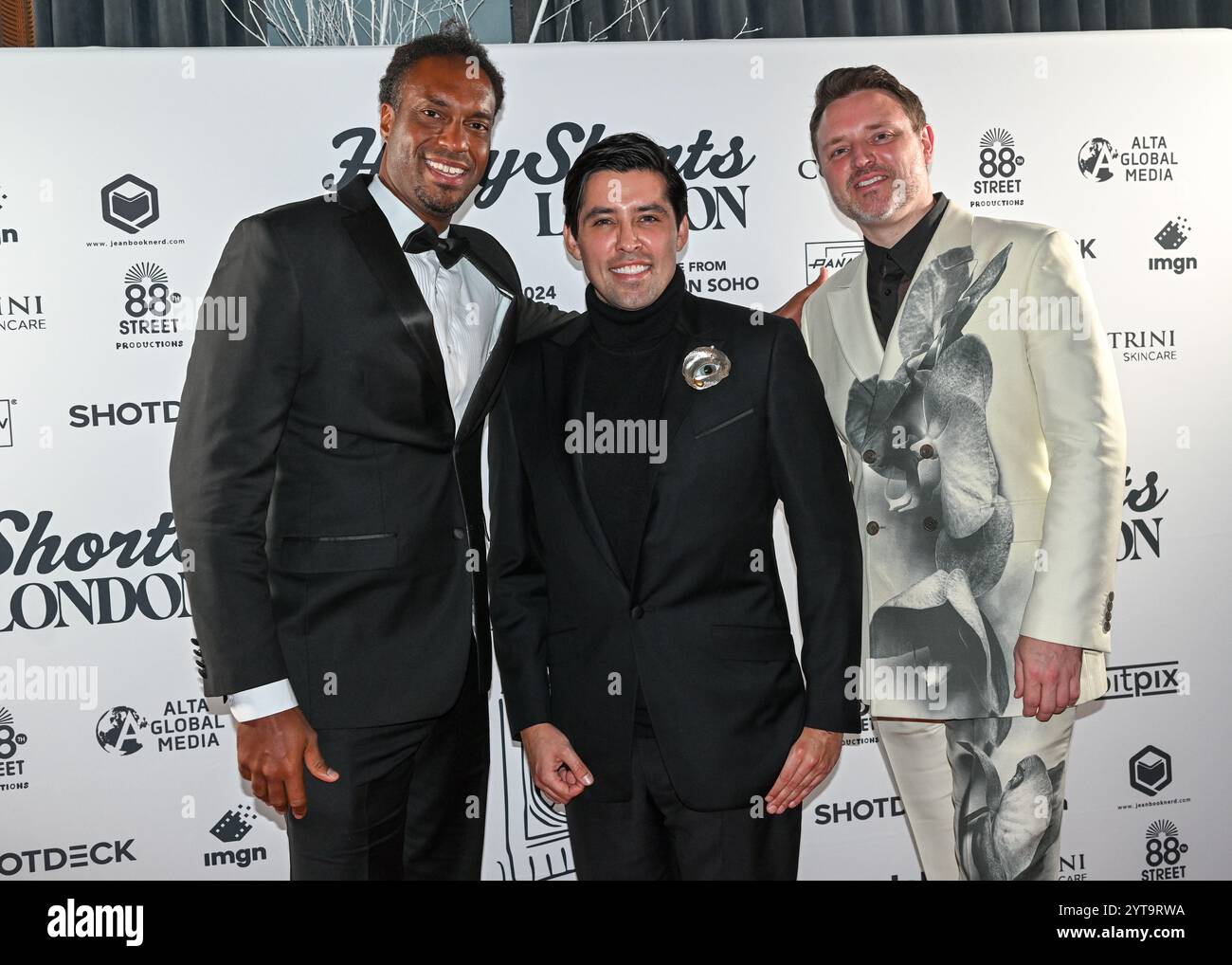 LONDON, UK. 6th Dec, 2024. Theo Dumont, Camilo Triana, Christopher ...