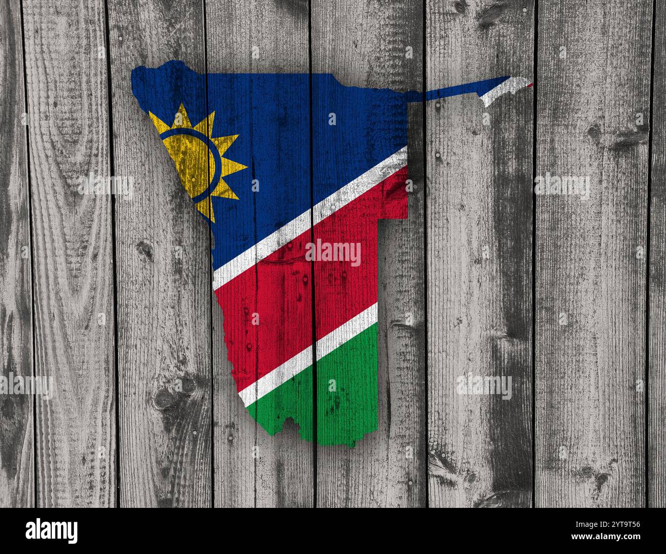 Map and flag of Namibia on weathered wood Stock Photo - Alamy
