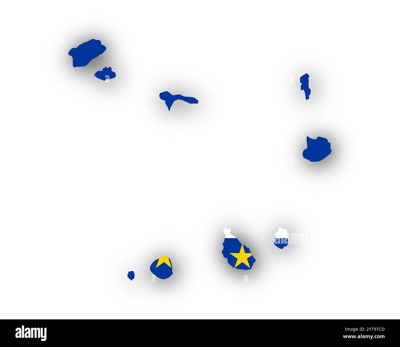 Map and flag of Cape Verde Stock Photo - Alamy