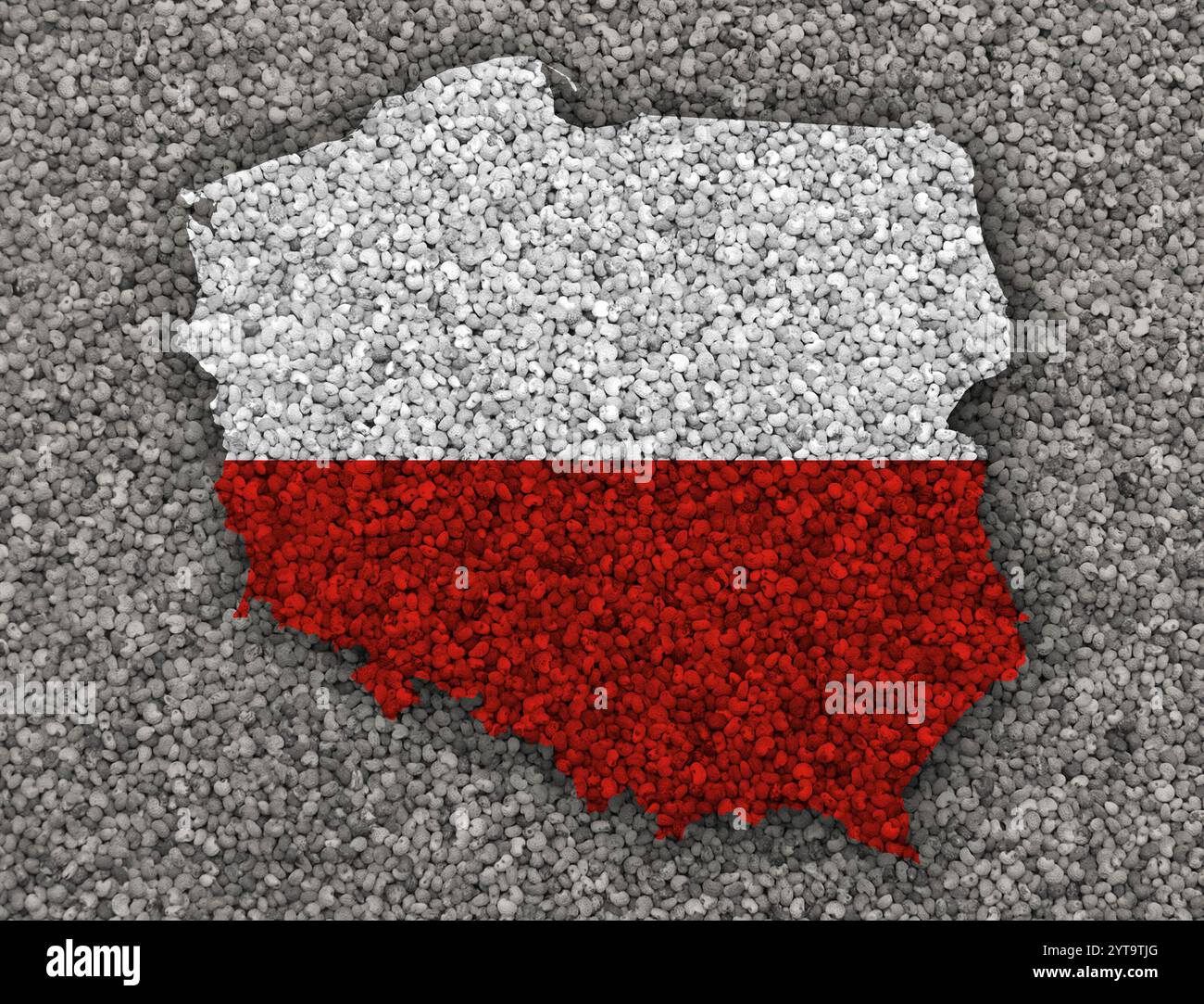 Map of Poland on texture Stock Photo - Alamy