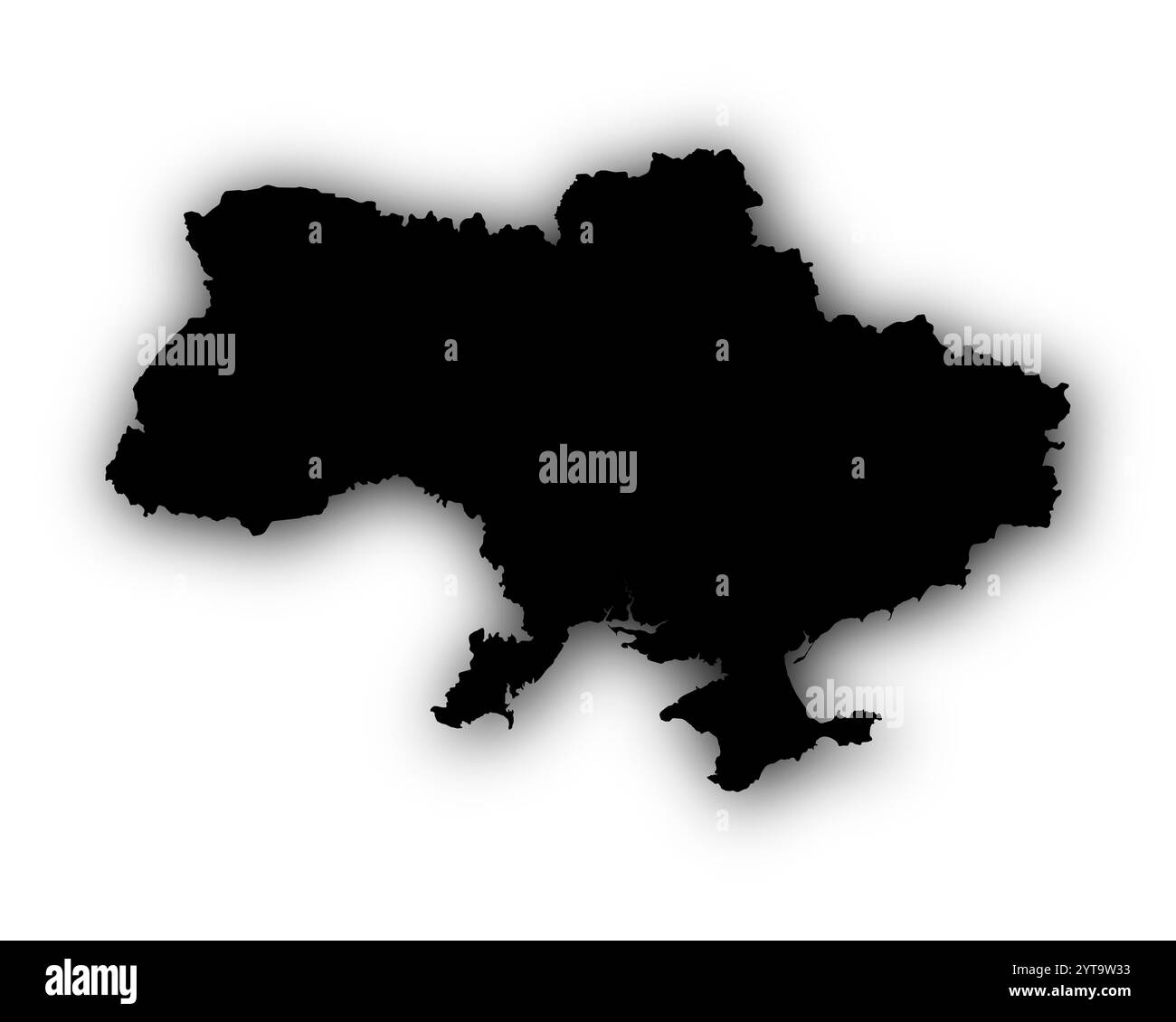 Map of ukraine Black and White Stock Photos & Images - Alamy