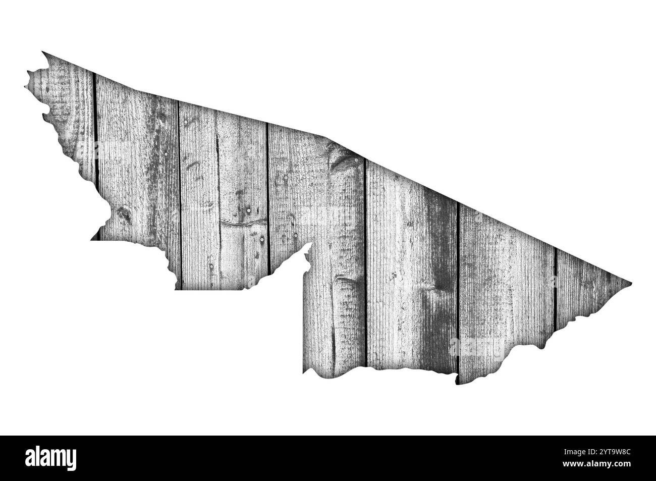 Map of acre on weathered wood hi-res stock photography and images - Alamy