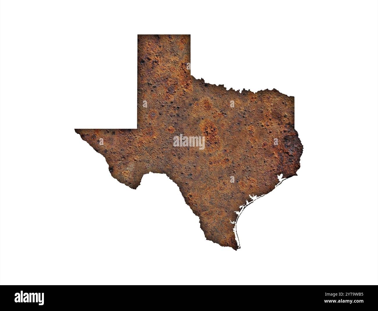 Texas vintage icon map hi-res stock photography and images - Alamy