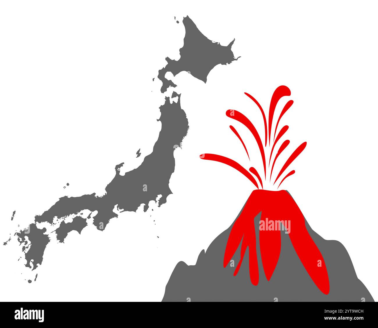 Volcano map hi-res stock photography and images - Alamy