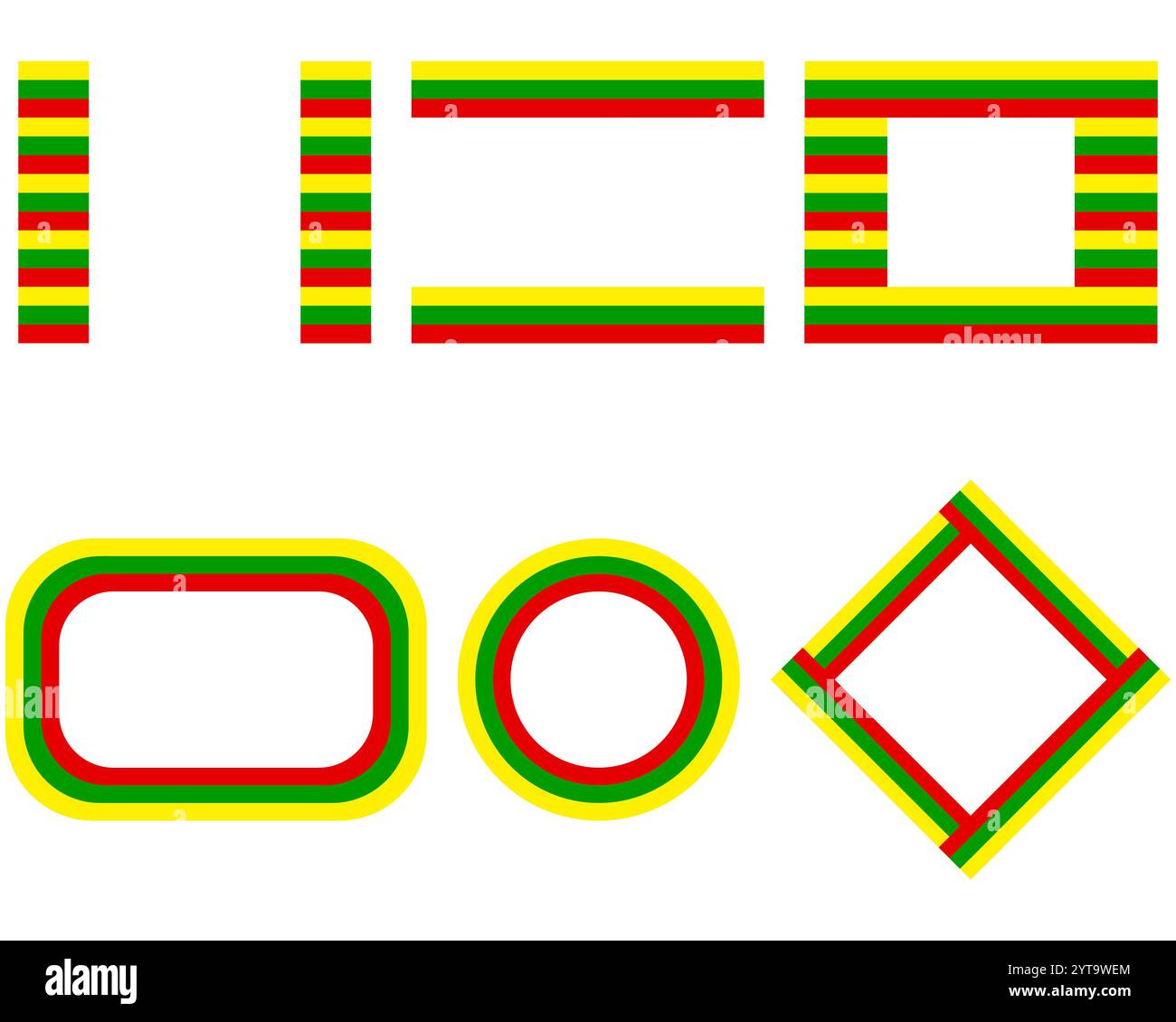 Flags of Lithuania with free text space Stock Photo - Alamy