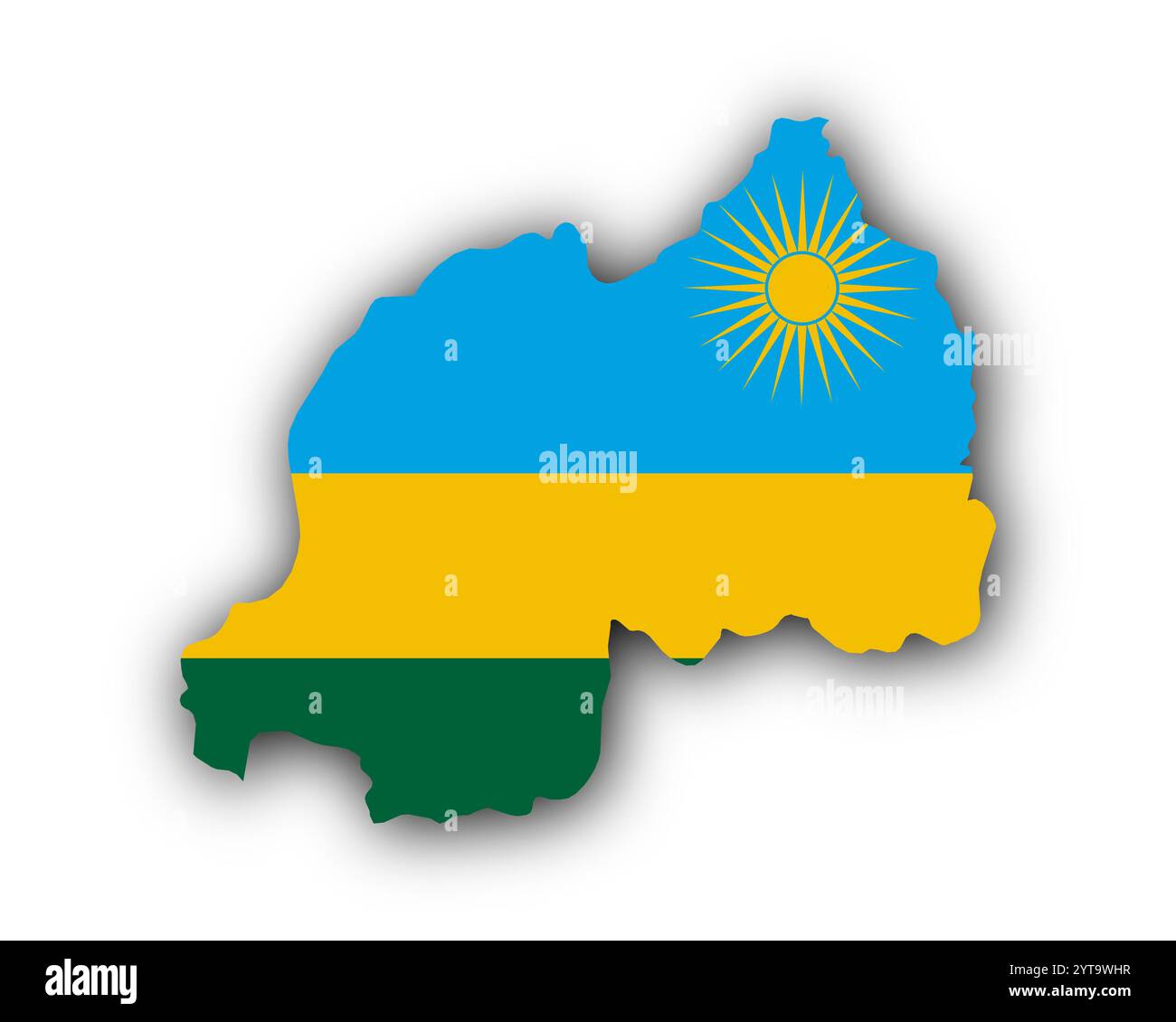 Rwanda flag illustrations hi-res stock photography and images - Alamy
