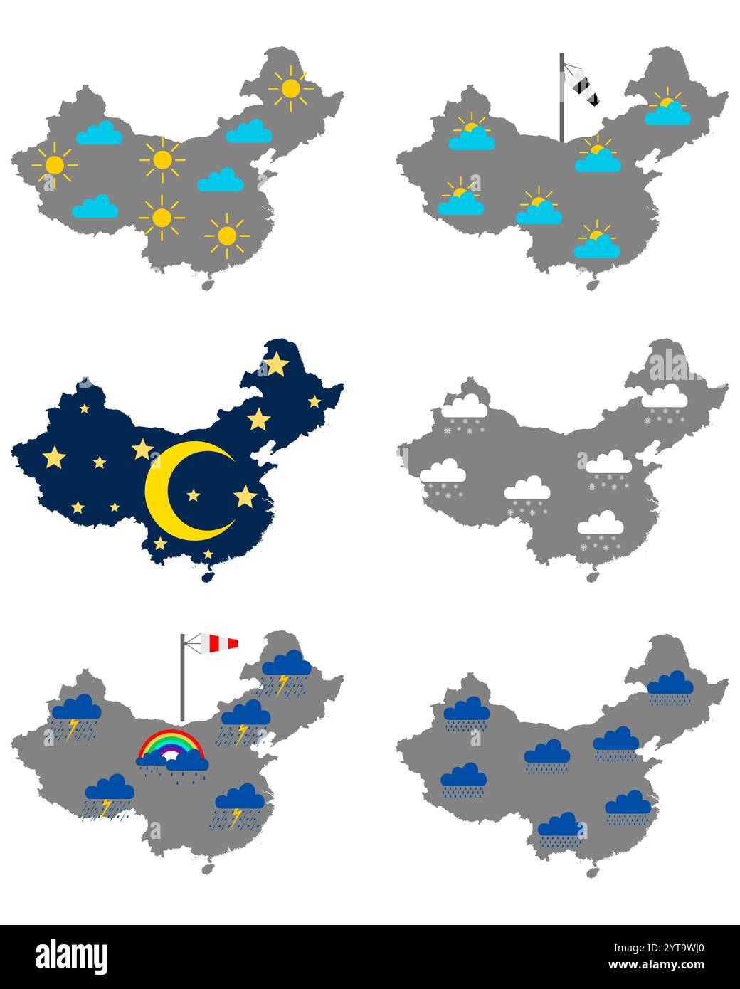 Maps of china hi-res stock photography and images - Alamy