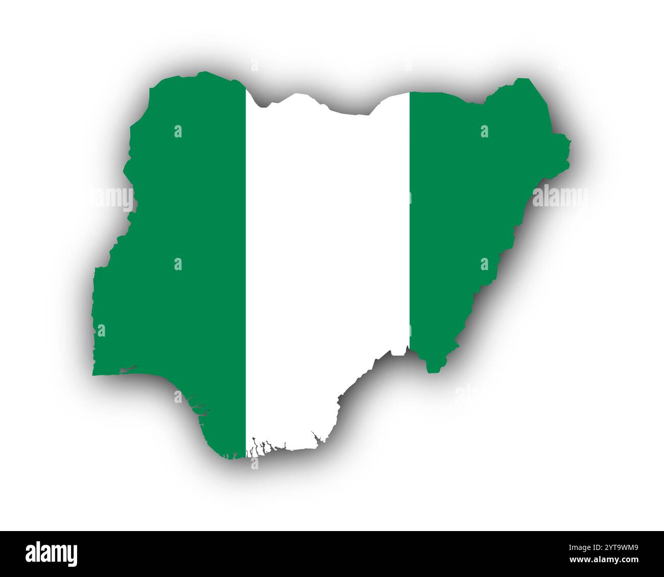Nigeria state flag hi-res stock photography and images - Alamy