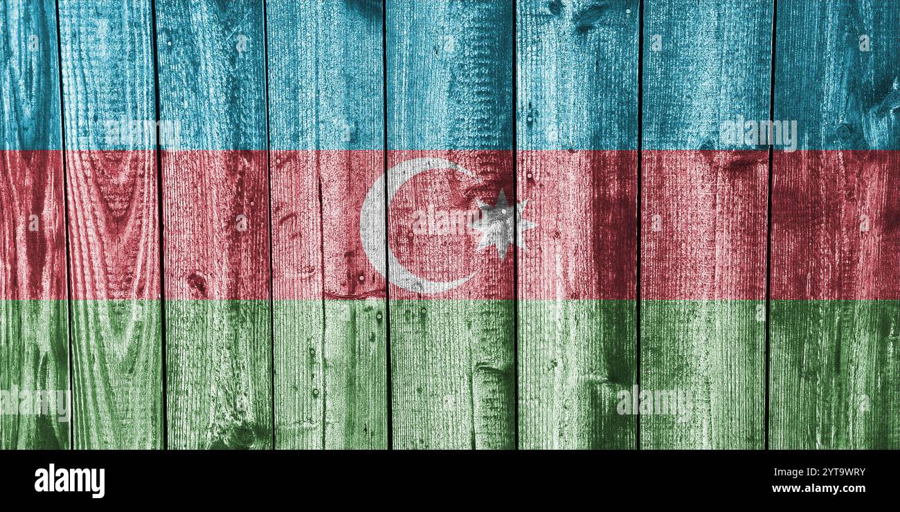 Azerbaijan regional flag hi-res stock photography and images - Alamy