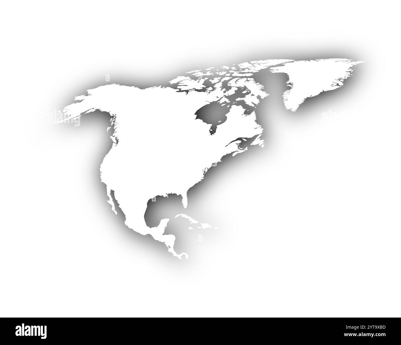 North america silhouette Black and White Stock Photos & Images - Alamy