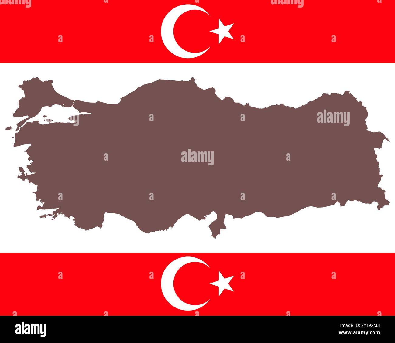 Map and flag of turkey hi-res stock photography and images - Alamy