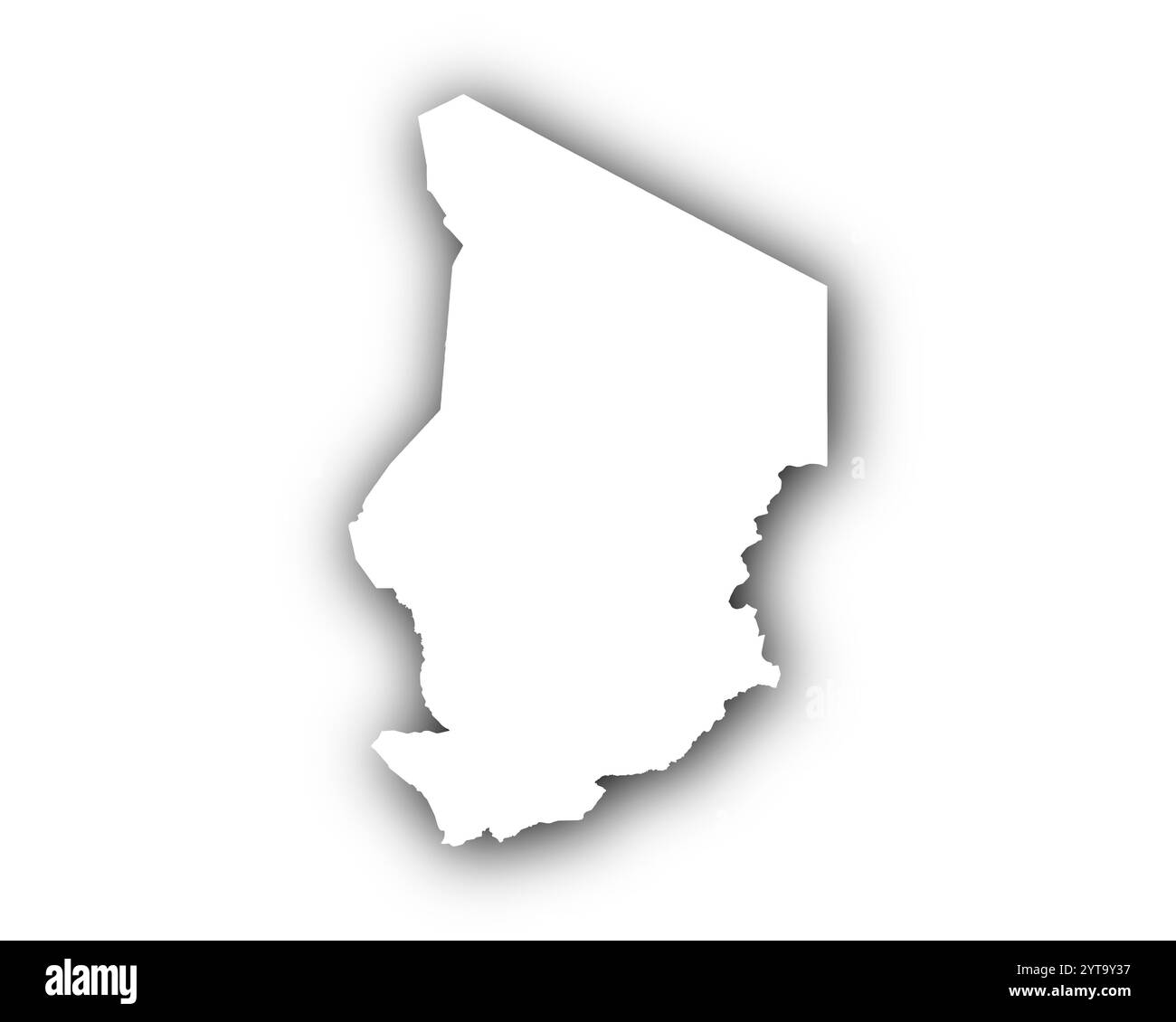 Chad map Cut Out Stock Images & Pictures - Alamy