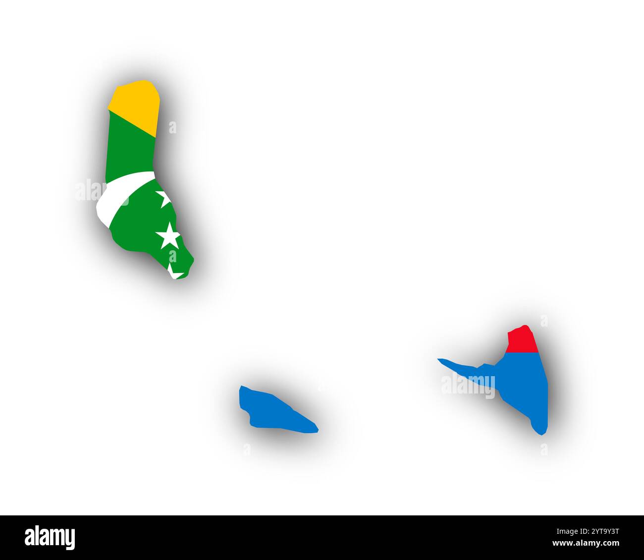 Map and flag of the Comoros Stock Photo - Alamy