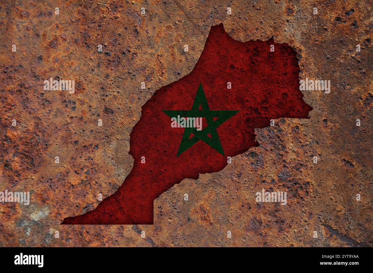 Map morocco flags on hi-res stock photography and images - Alamy