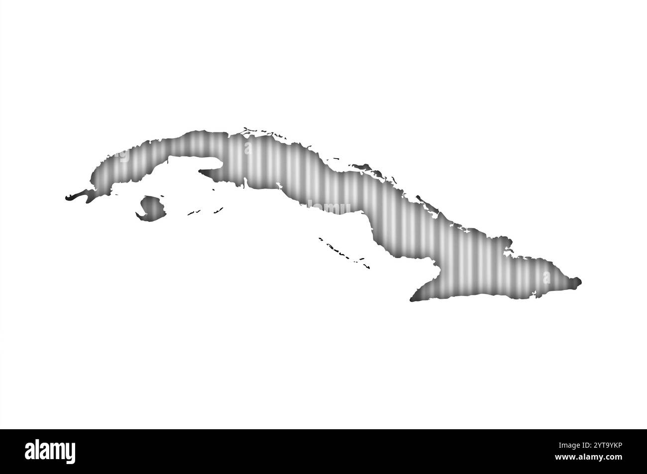 Cuba light map hi-res stock photography and images - Alamy