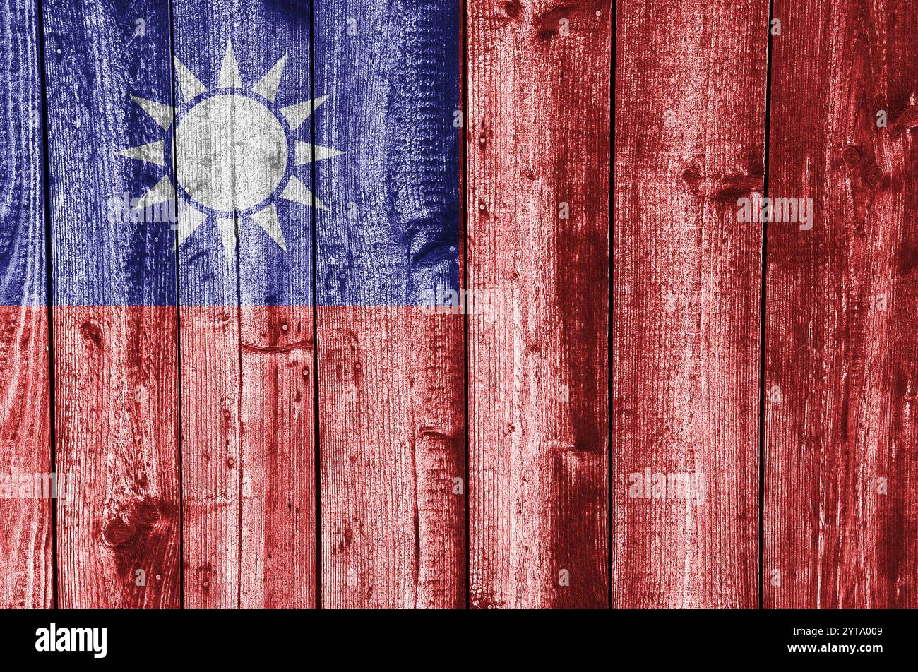 Old taiwan flag hi-res stock photography and images - Alamy