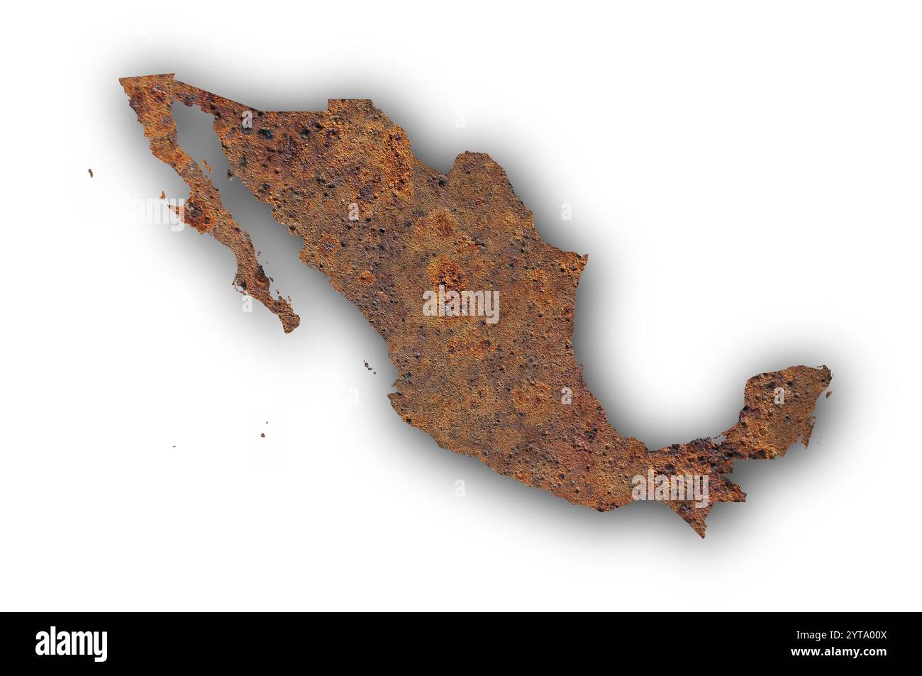 Mexico city outline map hi-res stock photography and images - Alamy