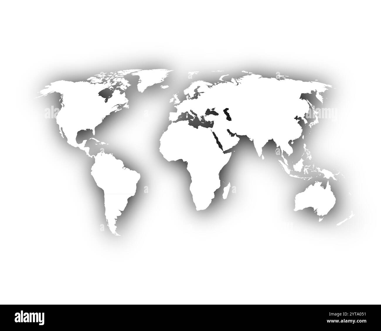 World nations map hi-res stock photography and images - Alamy