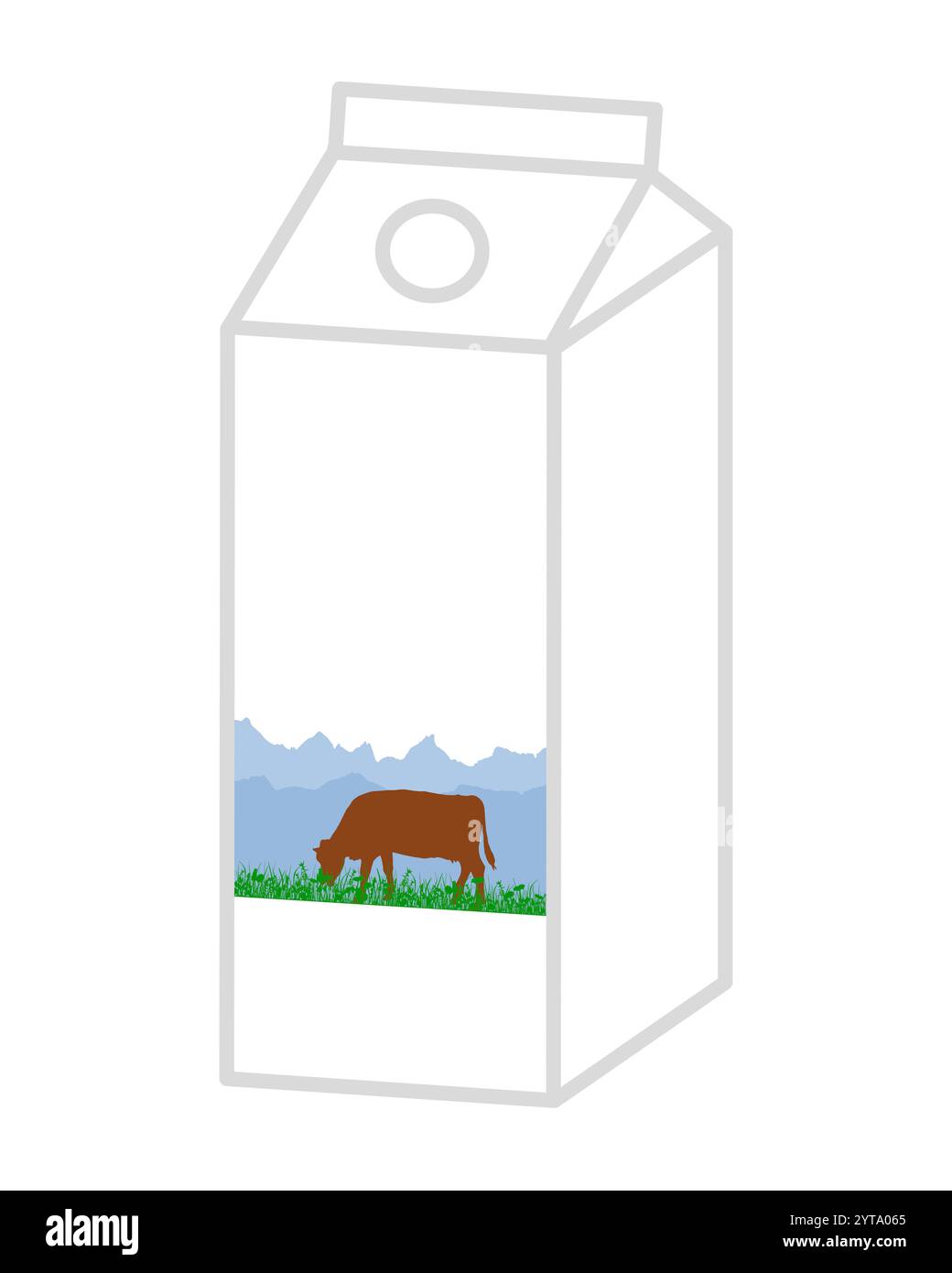 Milk carton cow hi-res stock photography and images - Alamy