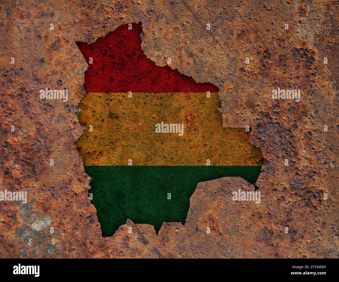 Bolivia national map hi-res stock photography and images - Alamy