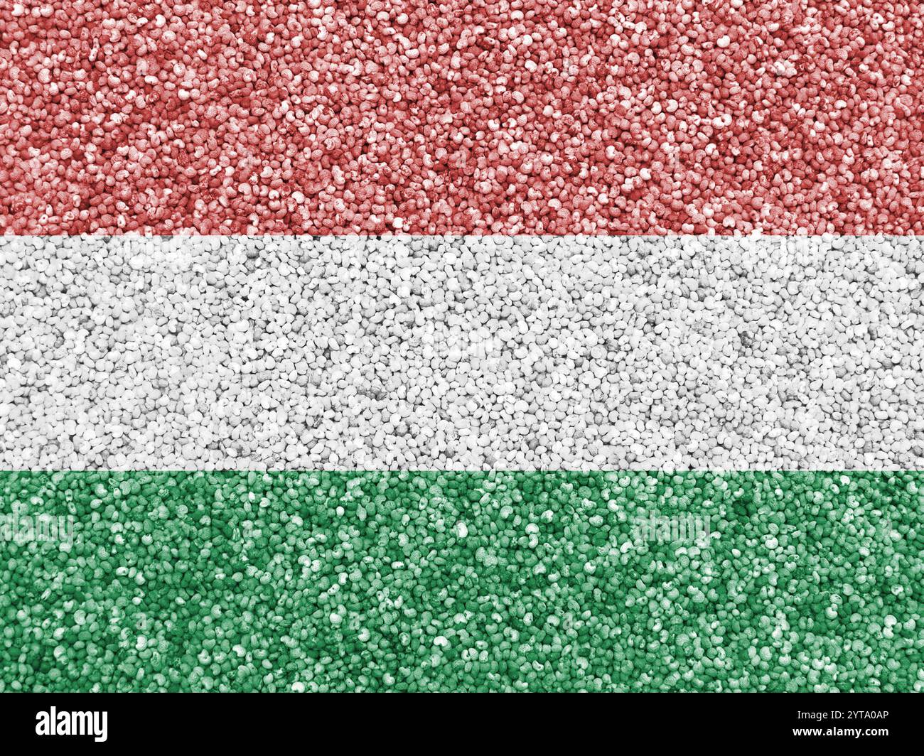 Flag on poppy Stock Photo - Alamy