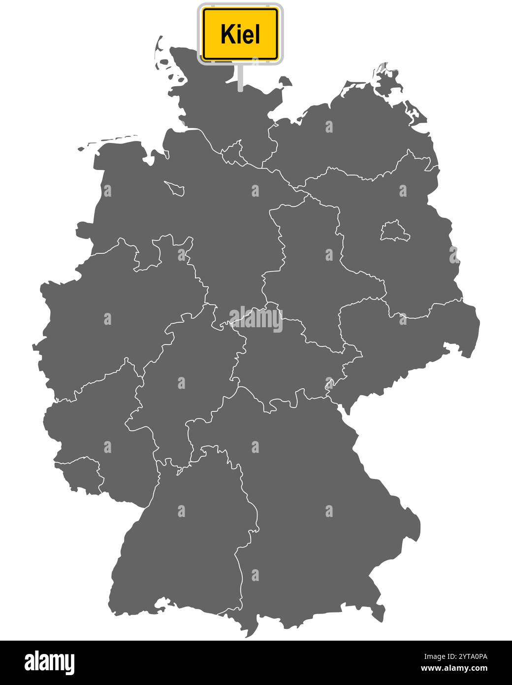 Map of kiel hi-res stock photography and images - Alamy