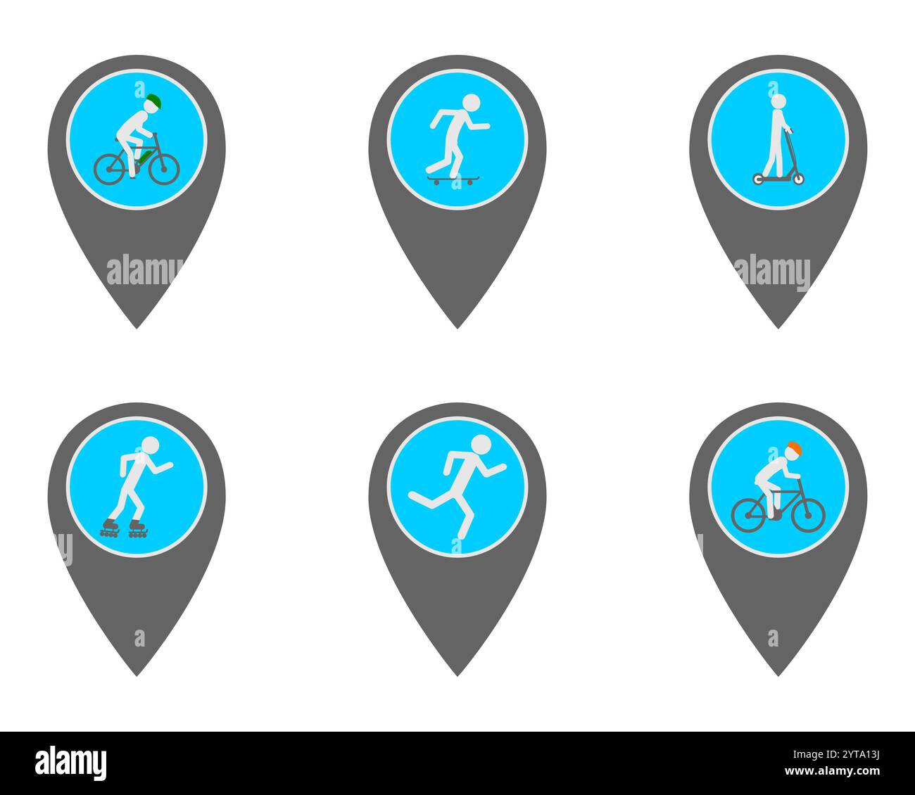 Location symbols hi-res stock photography and images - Alamy