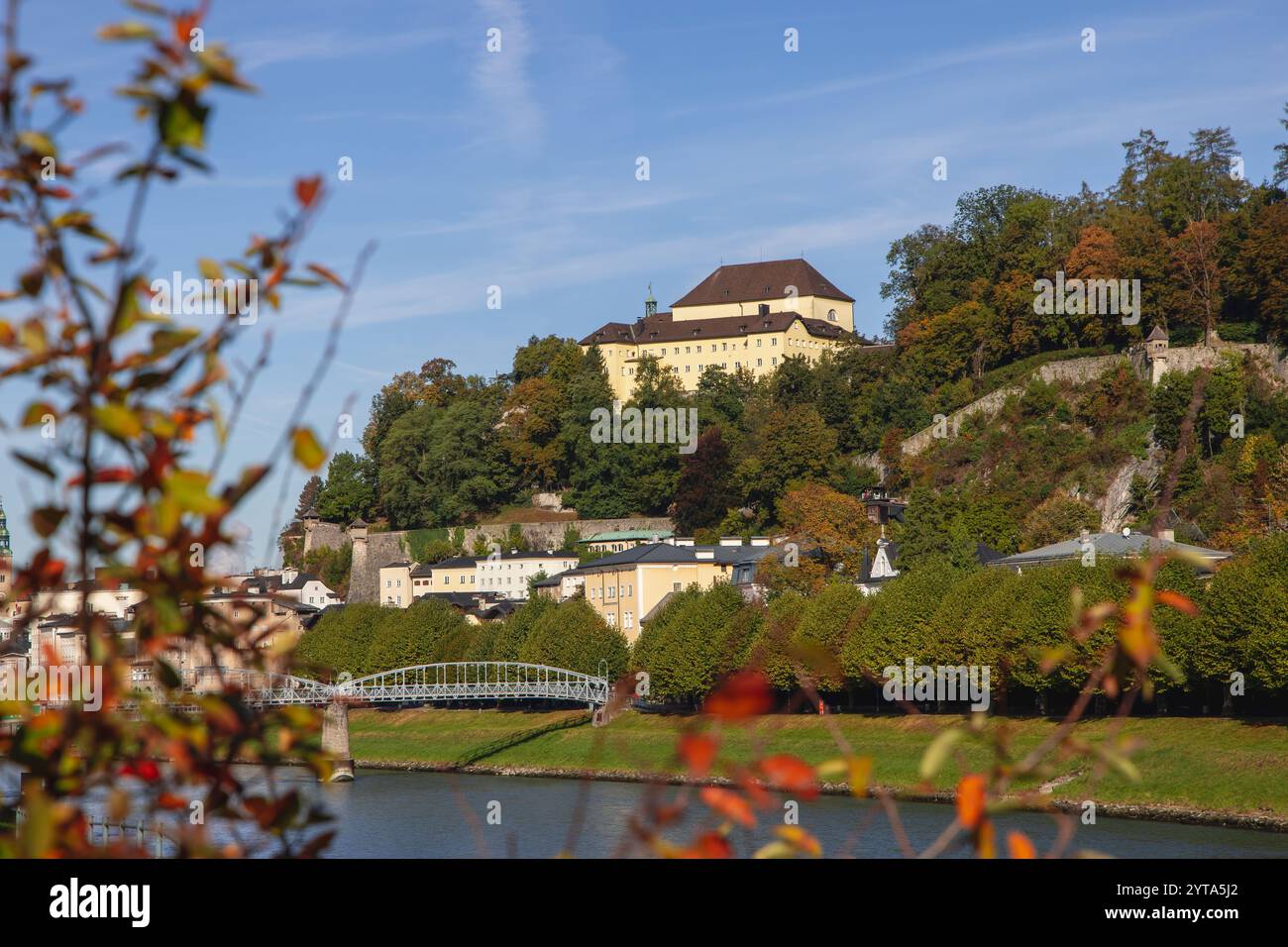 Kapuzinerkloster - Capuchin Monastery on the hill in scenic Salzburg ...