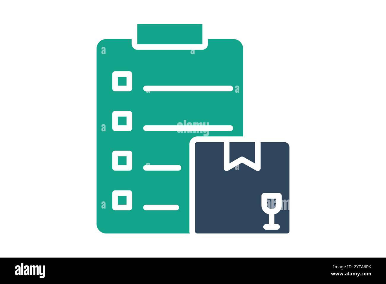 Procurement icon. solid icon style. checklist with product. icon ... Procurement icon. solid icon style. checklist with product. icon ...