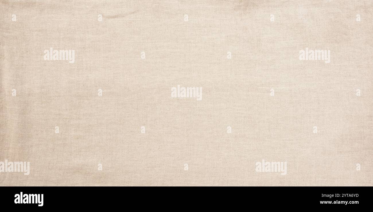 Fine bright linen cloth. Tablecloth on top view. Background for wedding ...