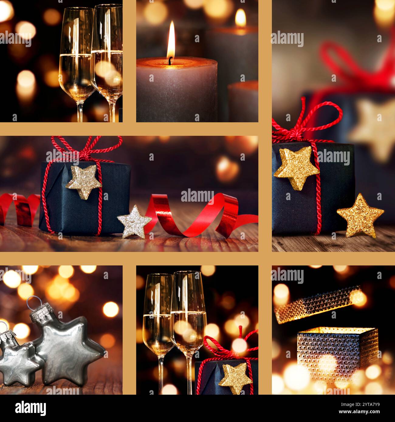 Festive table christmas new hi-res stock photography and images - Alamy