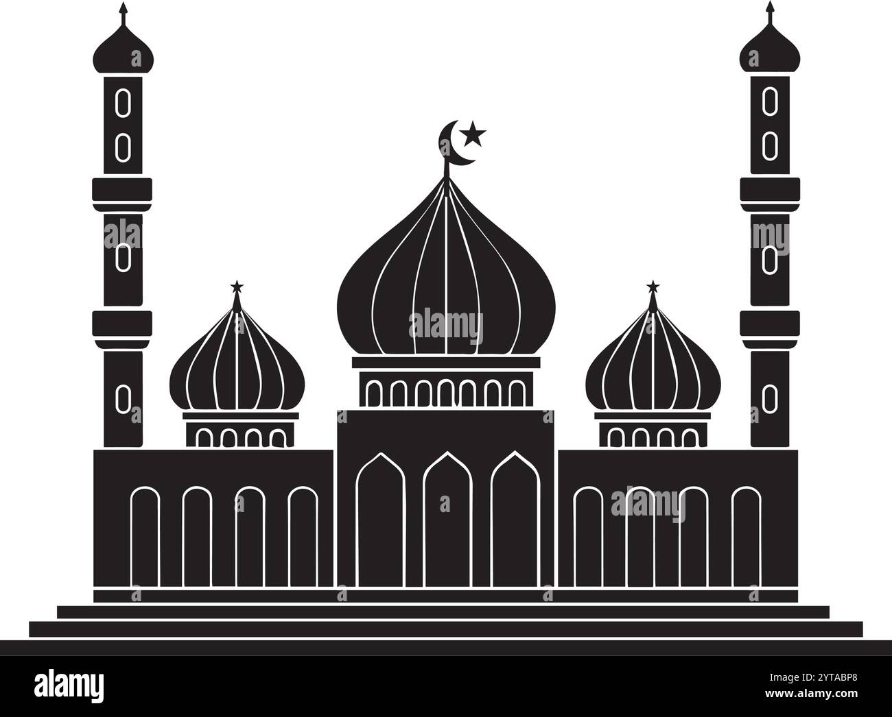 mosque icon vector illustration symbol dsign Stock Vector Image & Art ...