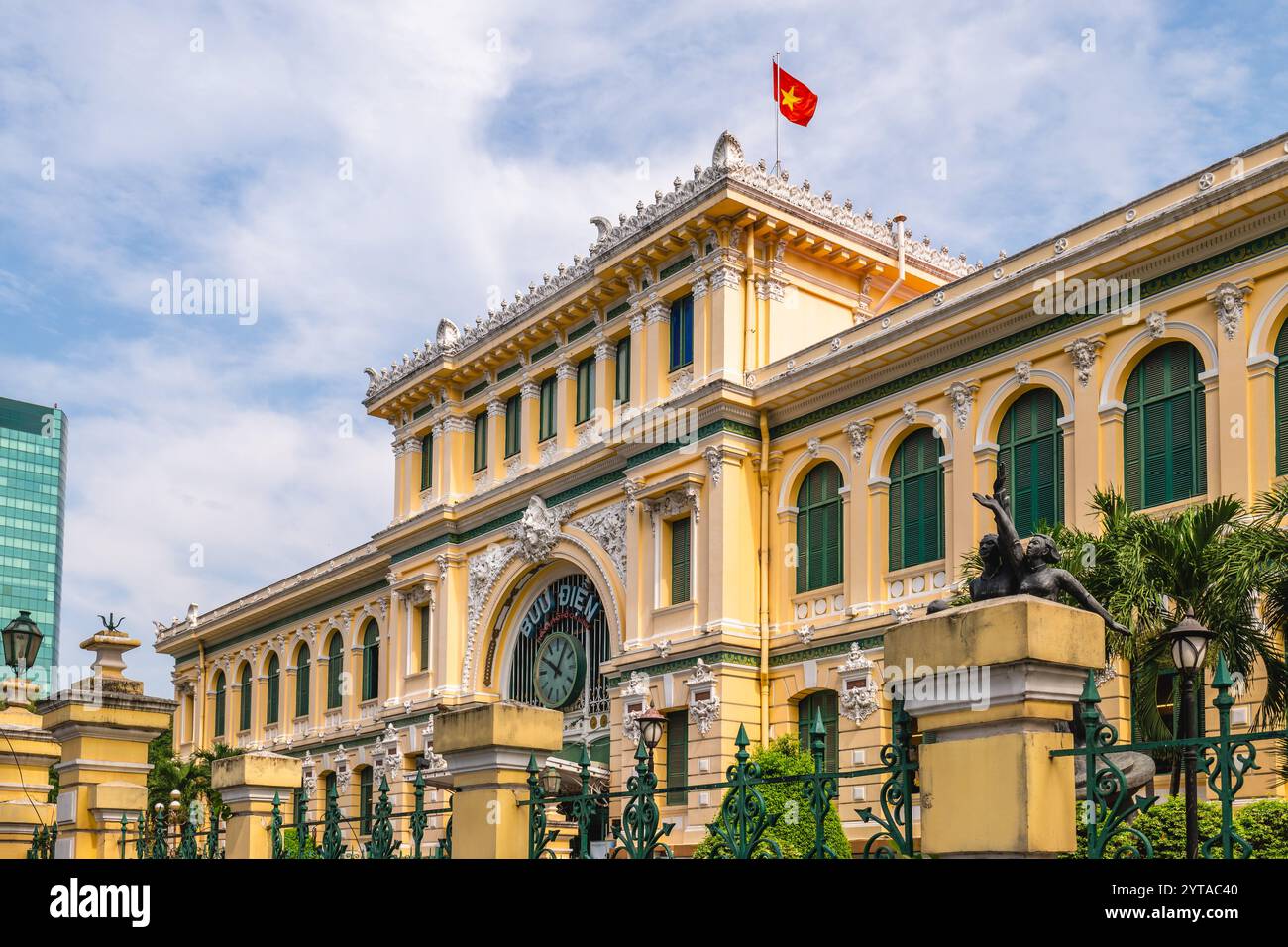Saigon Central Post Office in the downtown Ho Chi Minh City, Vietnam ...