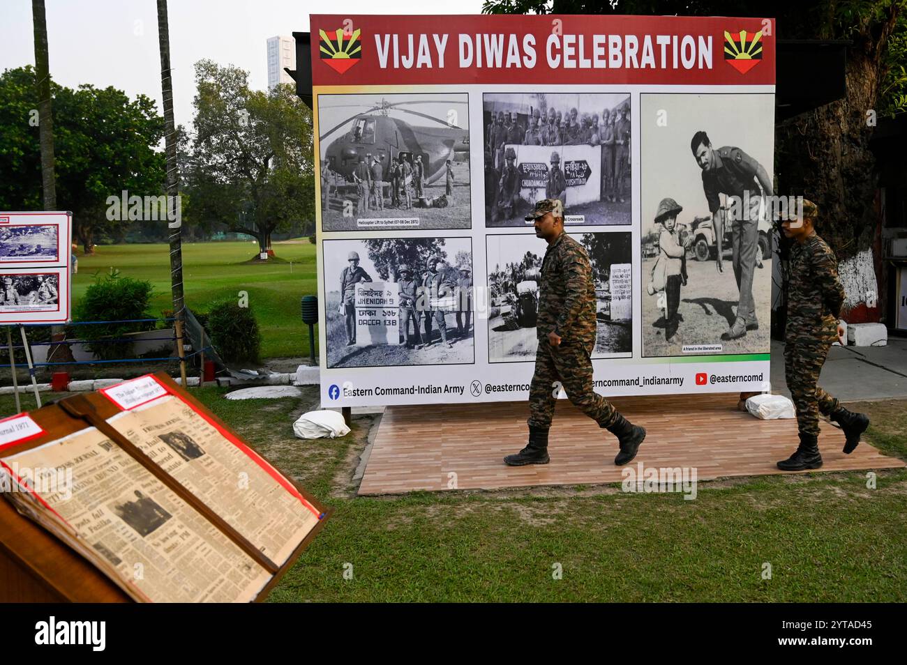 KOLKATA, INDIA - DECEMBER 6: Installation view of historic war ...