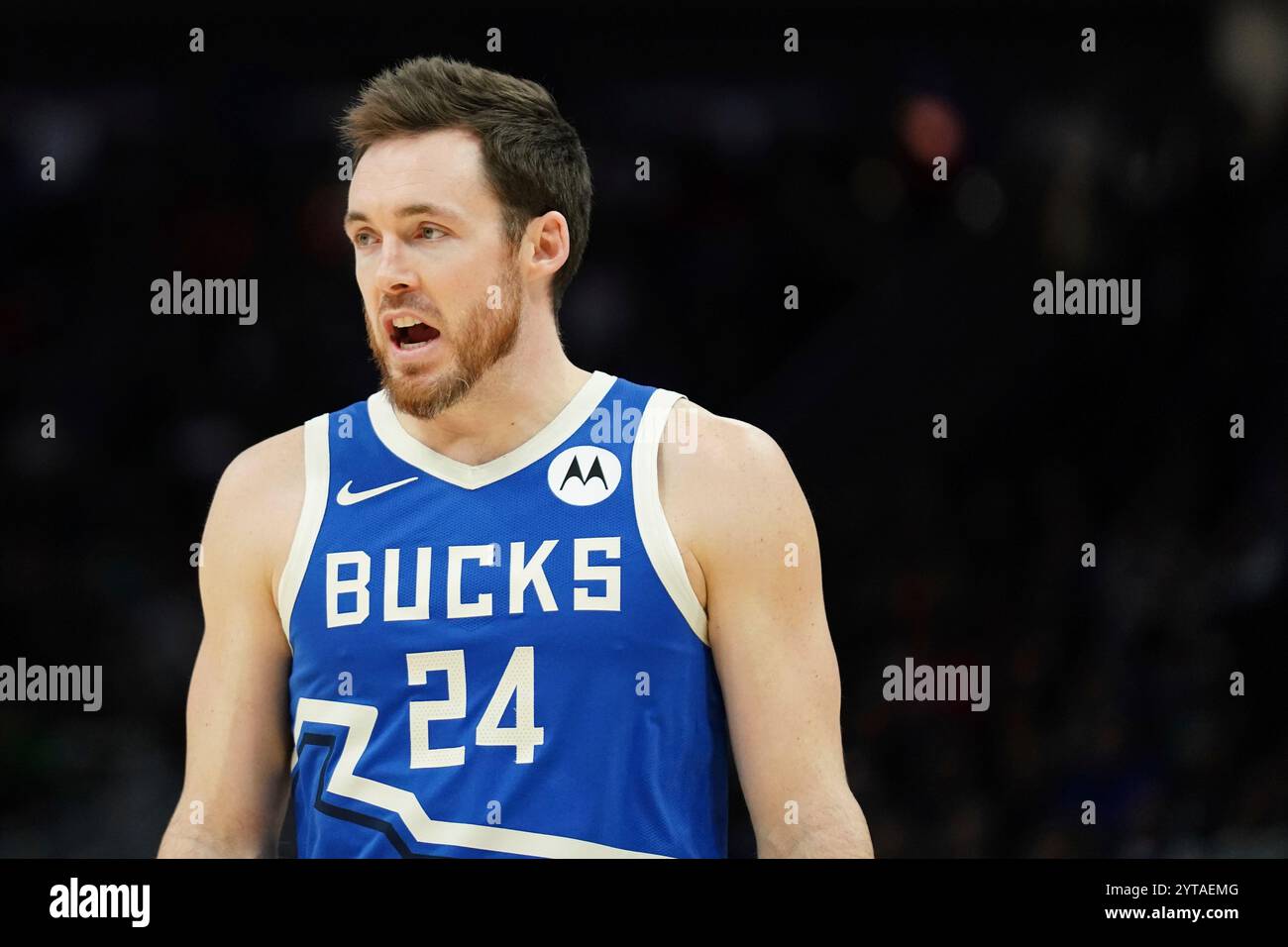 Milwaukee Bucks' Pat Connaughton during the second half of an NBA ...