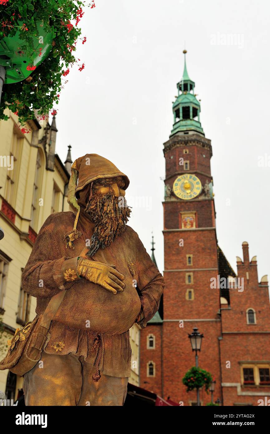 Wroclaw, Dolny Slask, Polska, poland, polen, town, old, square, market ...